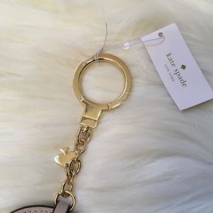 kate spade | Accessories | Kate Spade Circle Mirror Key Fob Rose Cloud ...